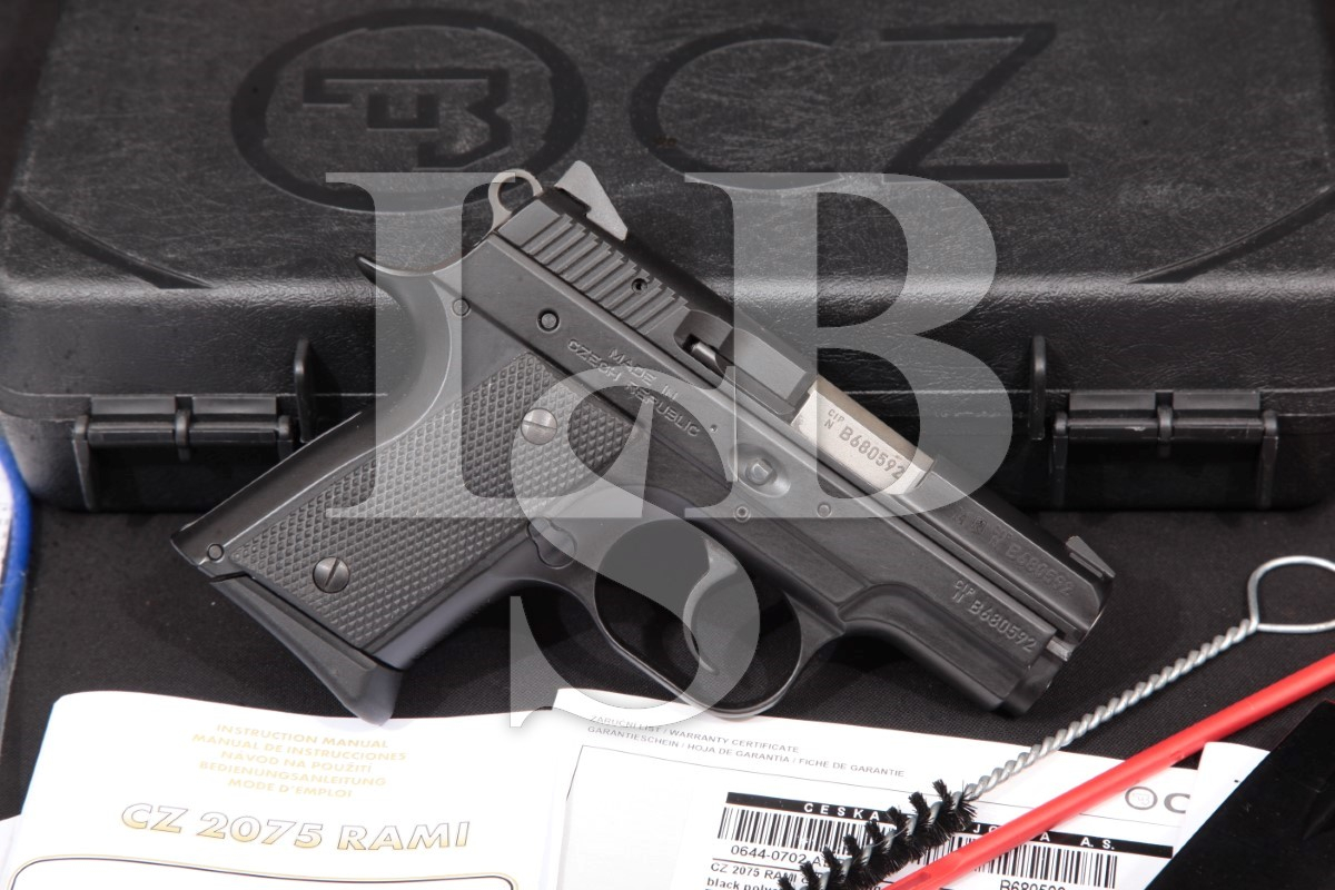 Cz-Usa Model 2075 Rami 01750, Black 3" Sa/Da Compact Semi-Automatic ...