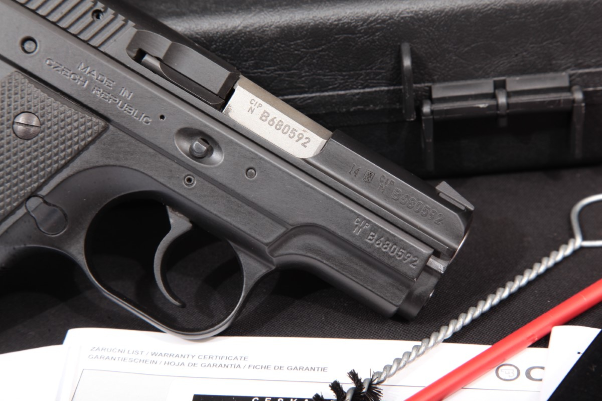 Cz-Usa Model 2075 Rami 01750, Black 3" Sa/Da Compact Semi-Automatic ...