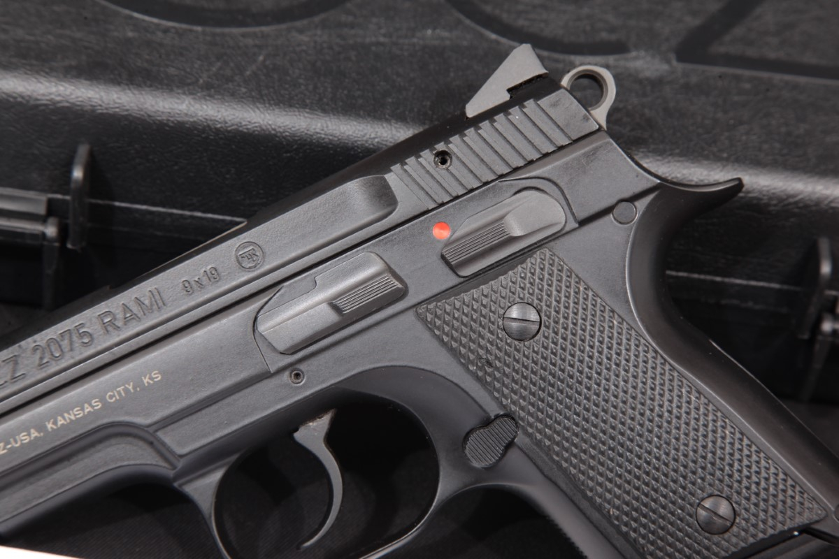 Cz-Usa Model 2075 Rami 01750, Black 3" Sa/Da Compact Semi-Automatic ...