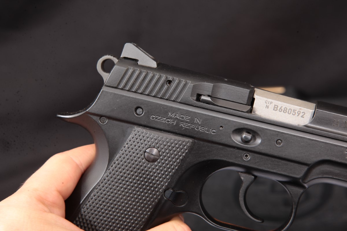 Cz-Usa Model 2075 Rami 01750, Black 3" Sa/Da Compact Semi-Automatic ...