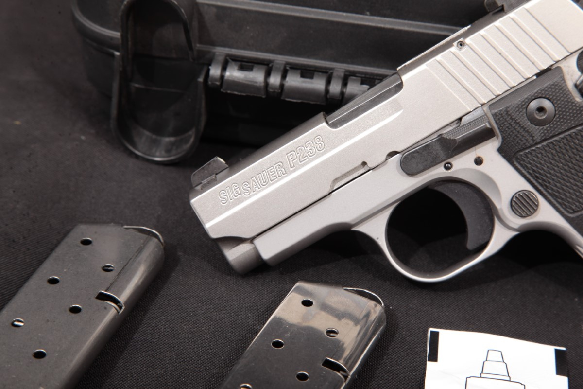 Sig Sauer Model P238 Hd 238-380-Hd-Ca, Stainless 2.82" Single Action ...