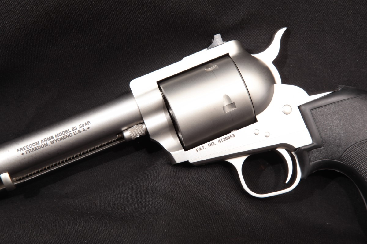 Freedom Arms Model 83 Field Grade, Stainless 7 1/2 In. 5-Shot Sa Single ...