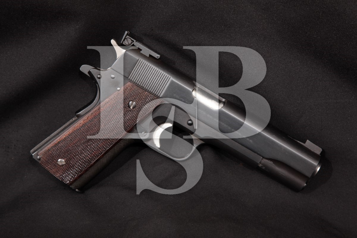 Colt Custom Government Model 1911 Pre-Series 70, Blue 5 in. Adjustable ...