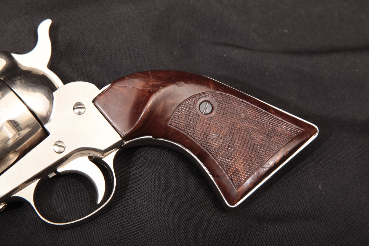 Rohm Gmbh Model 66, Nickel 4 Single Action Sa Six Shot Revolver With ...