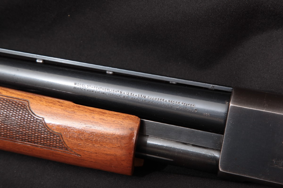 Ithaca Model 37 Featherlight, Blue 28 In. Vent-Rib Slam-Fire Bottom ...