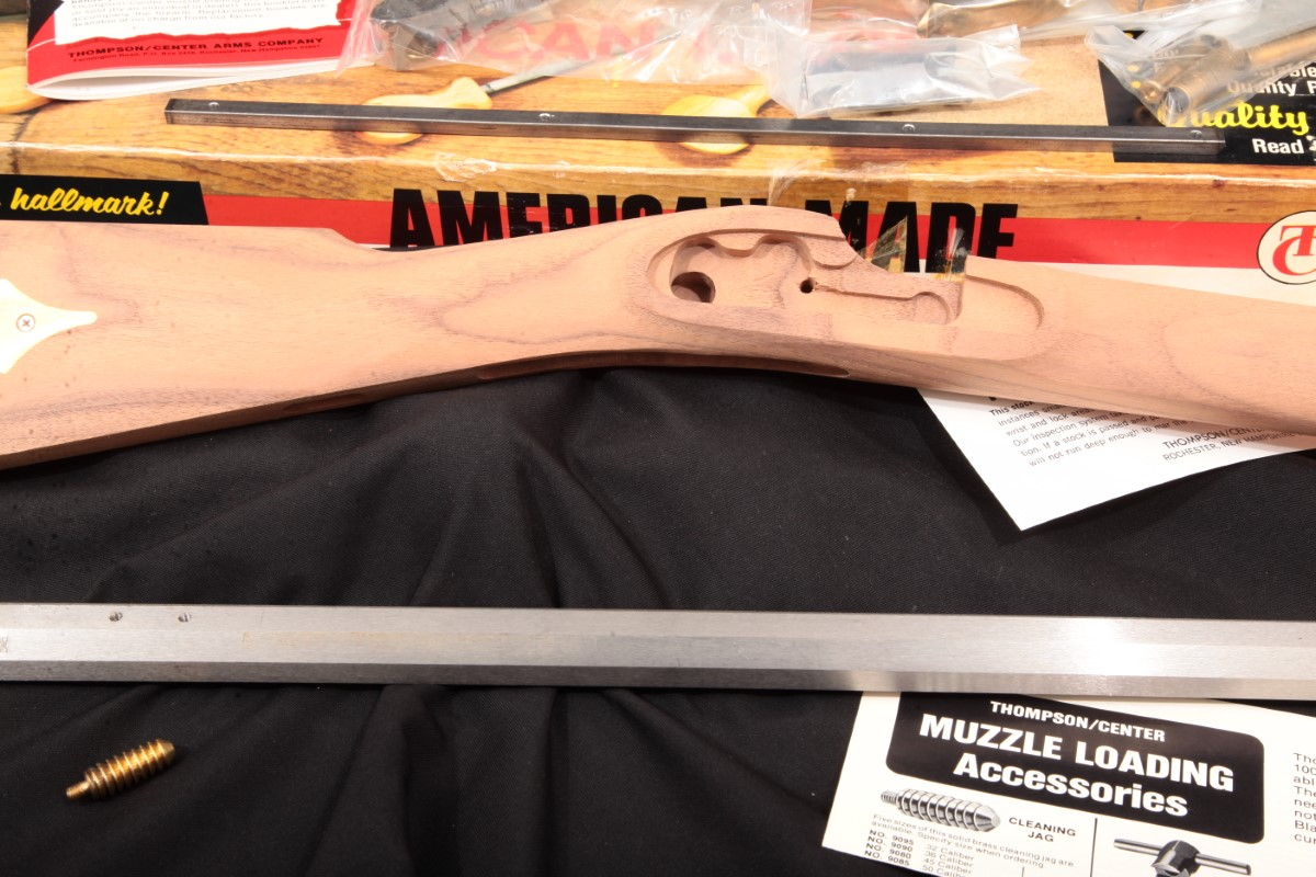 Thompson / Center Arms Hawken Rifle, Unfinished 28 Percussion Cap And ...