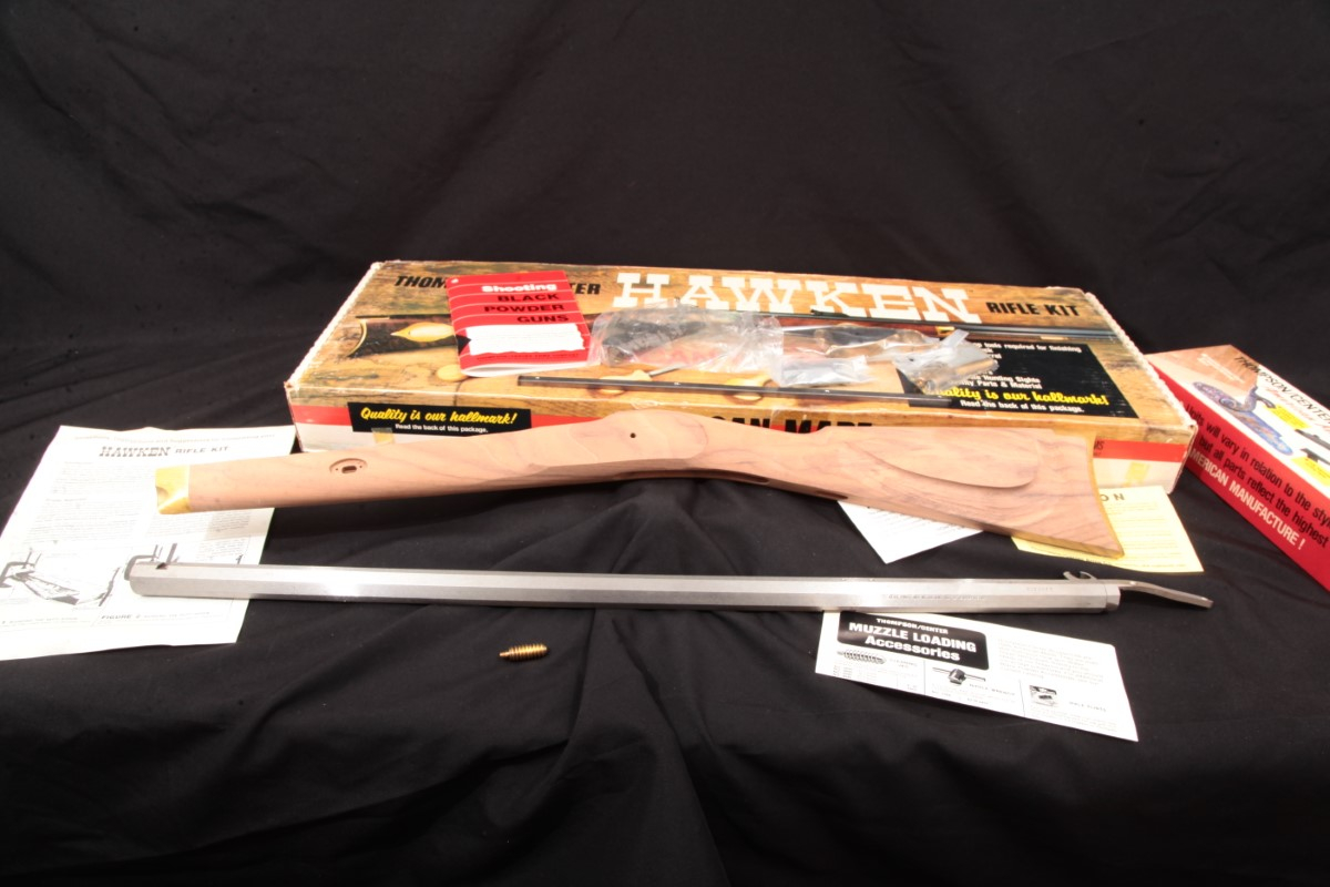 Thompson / Center Arms Hawken Rifle, Unfinished 28 Percussion Cap And ...