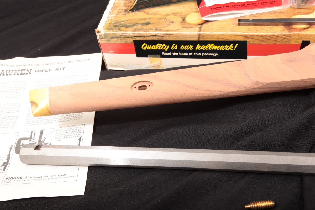 Thompson / Center Arms - Hawken Rifle, Unfinished 28” Percussion Cap ...