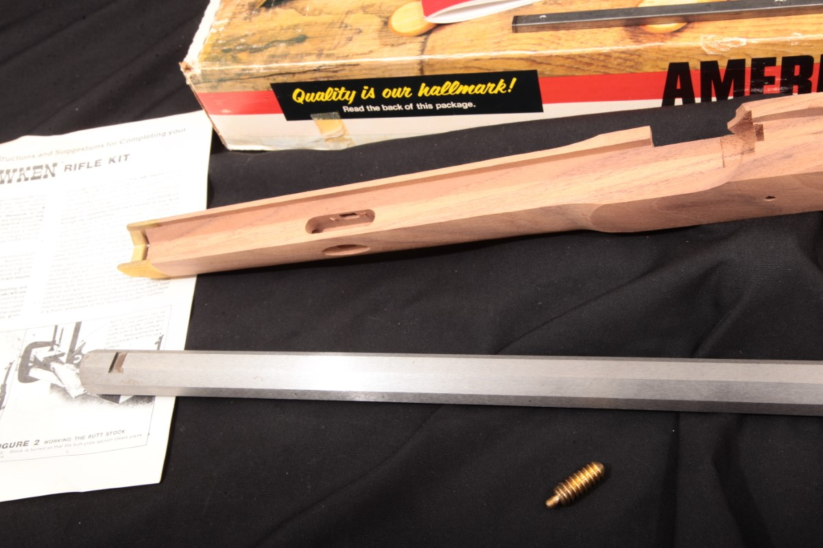 Thompson / Center Arms Hawken Rifle, Unfinished 28 Percussion Cap And ...