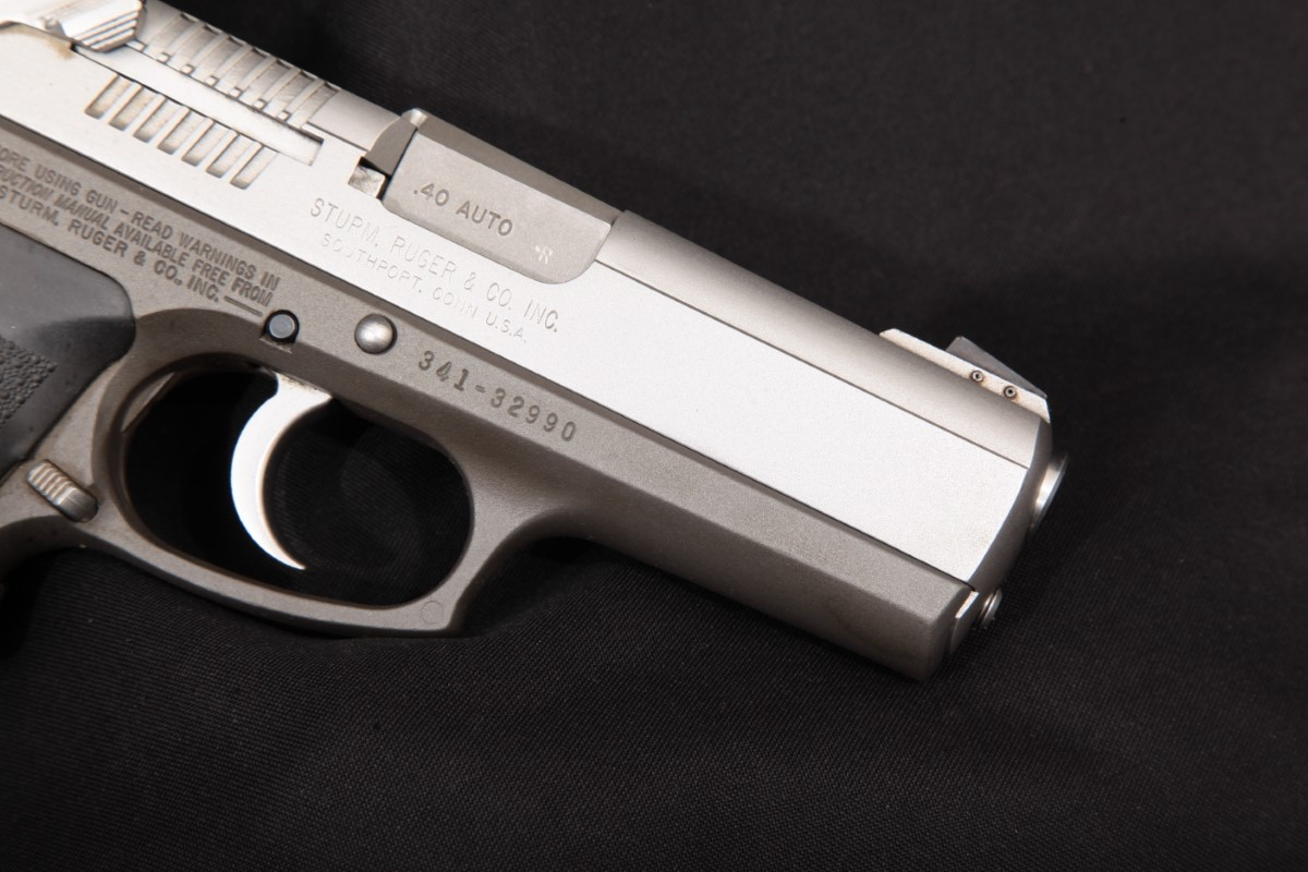 Sturm, Ruger & Co. Model P94 P-94 P944, Stainless & Alloy 4" Sa/Da Semi ...