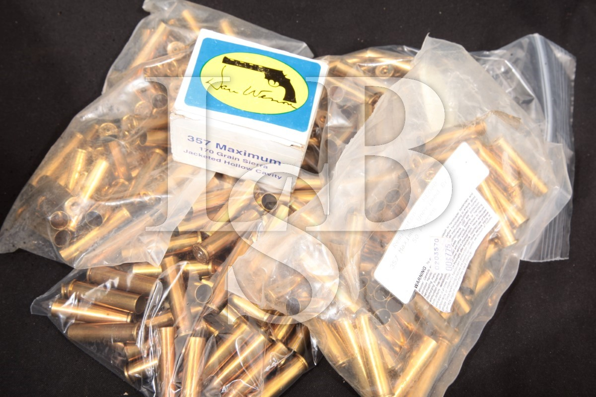 230x .357 Max New Unprimed & Fired Brass Cases Rem, Win. .357 Maximum ...