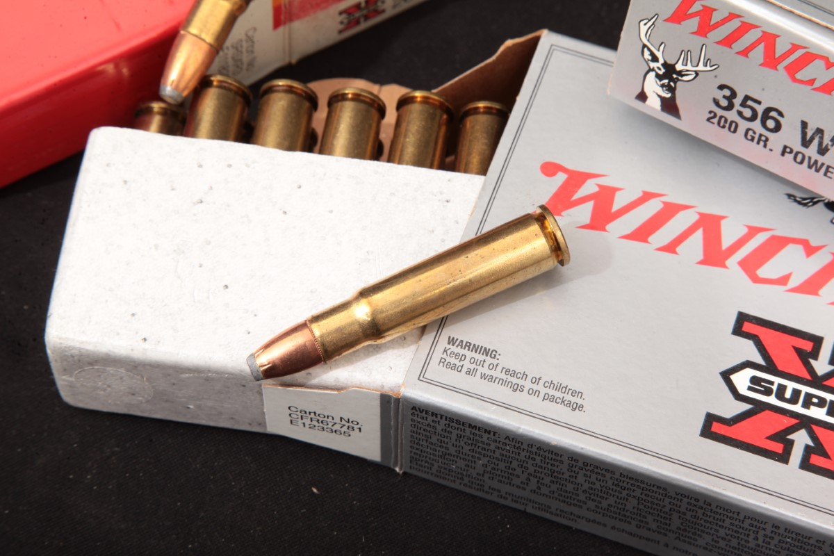 60x .356 Win. Ammunition Winchester 200 & 250 Grain Sp Bullets .356 ...