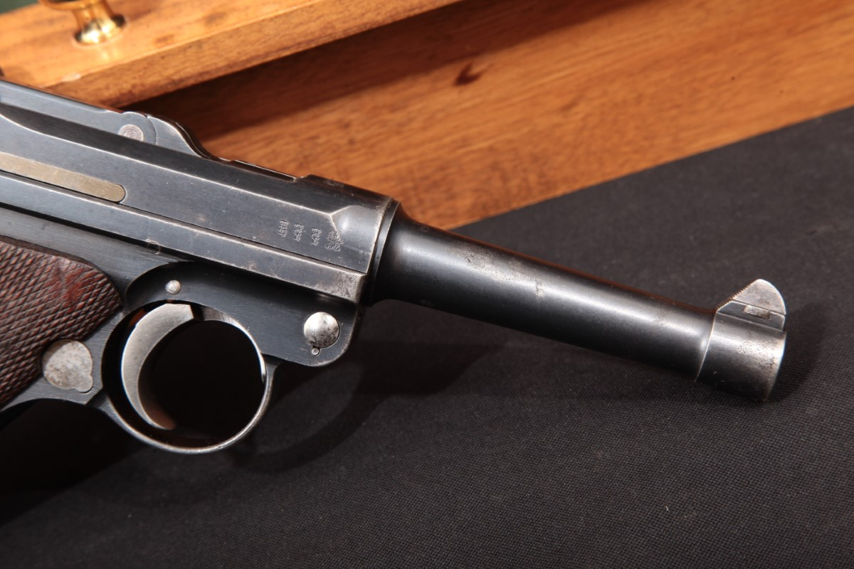 DWM LUGER - WWI Luger Model P.08 #s Match, Blue & Straw 4