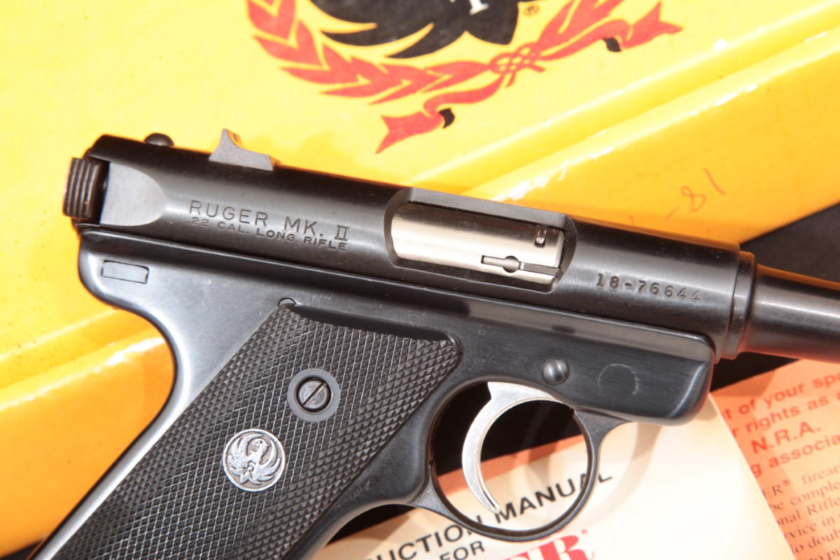 Sturm, Ruger & Co. Model Mark Ii Mk-Ii Mkii Mk2 Cat No Mk-4, Blue 4 3/4 ...