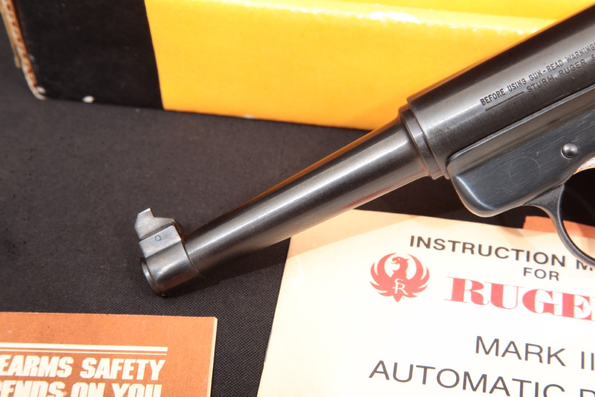 Sturm, Ruger & Co. Model Mark Ii Mk-Ii Mkii Mk2 Cat No Mk-4, Blue 4 3/4 ...