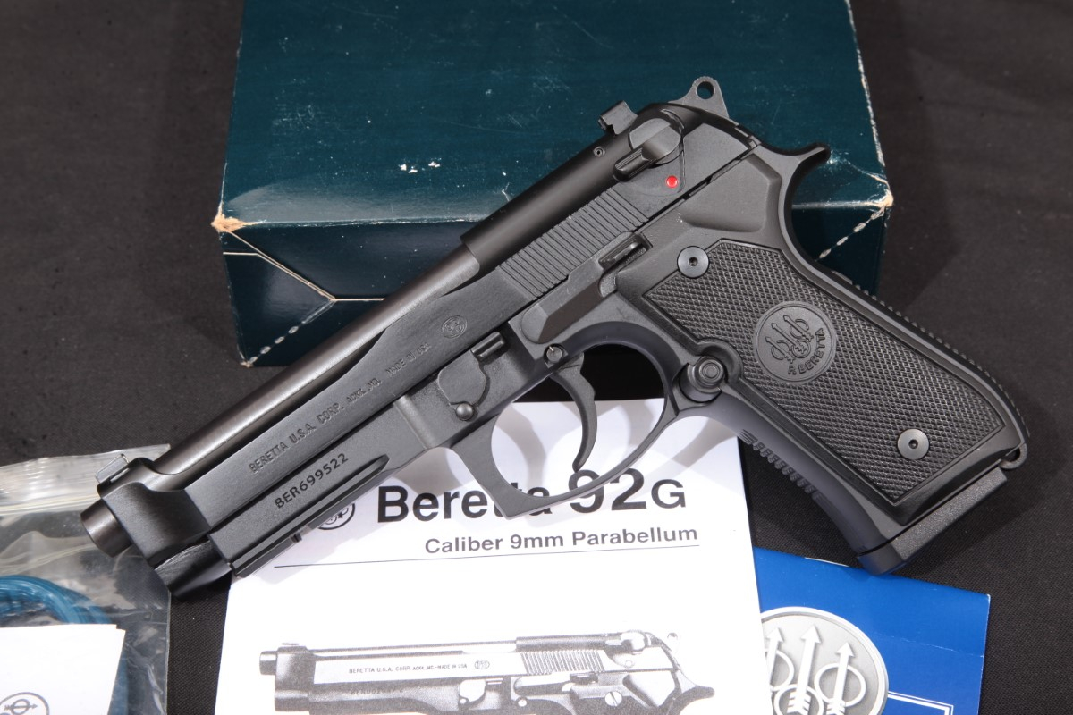 Beretta 92g-Sd Special Duty Model 92 G 92g, Black Bruniton & Alloy 5 ...
