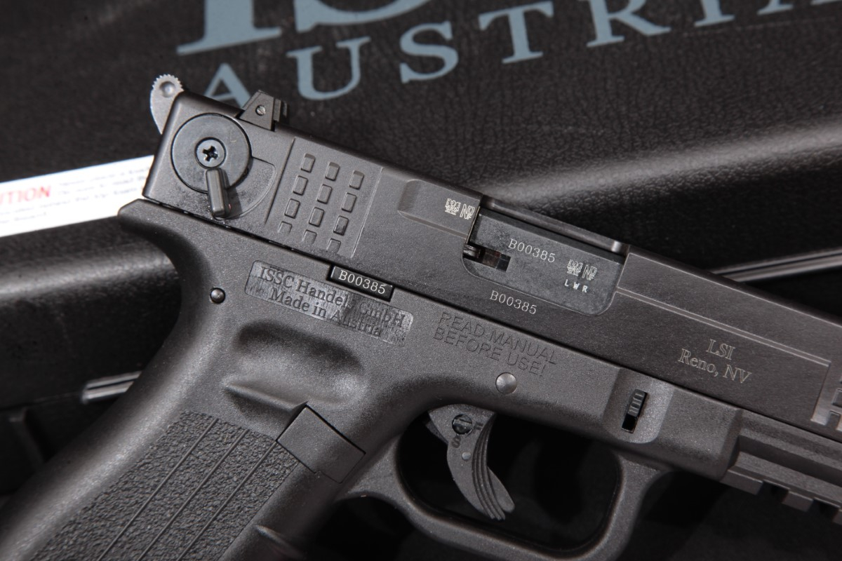 Issc Austria M22 Target M22tgt, Black Alloy & Polymer 5 Single Action ...