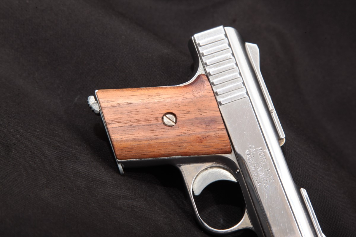 Raven Arms P-25 P 25 P25, Chrome 2 3/8 Removable Magazine Striker Fired ...