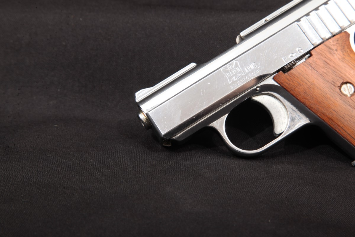 Raven Arms P-25 P 25 P25, Chrome 2 3/8 Removable Magazine Striker Fired ...