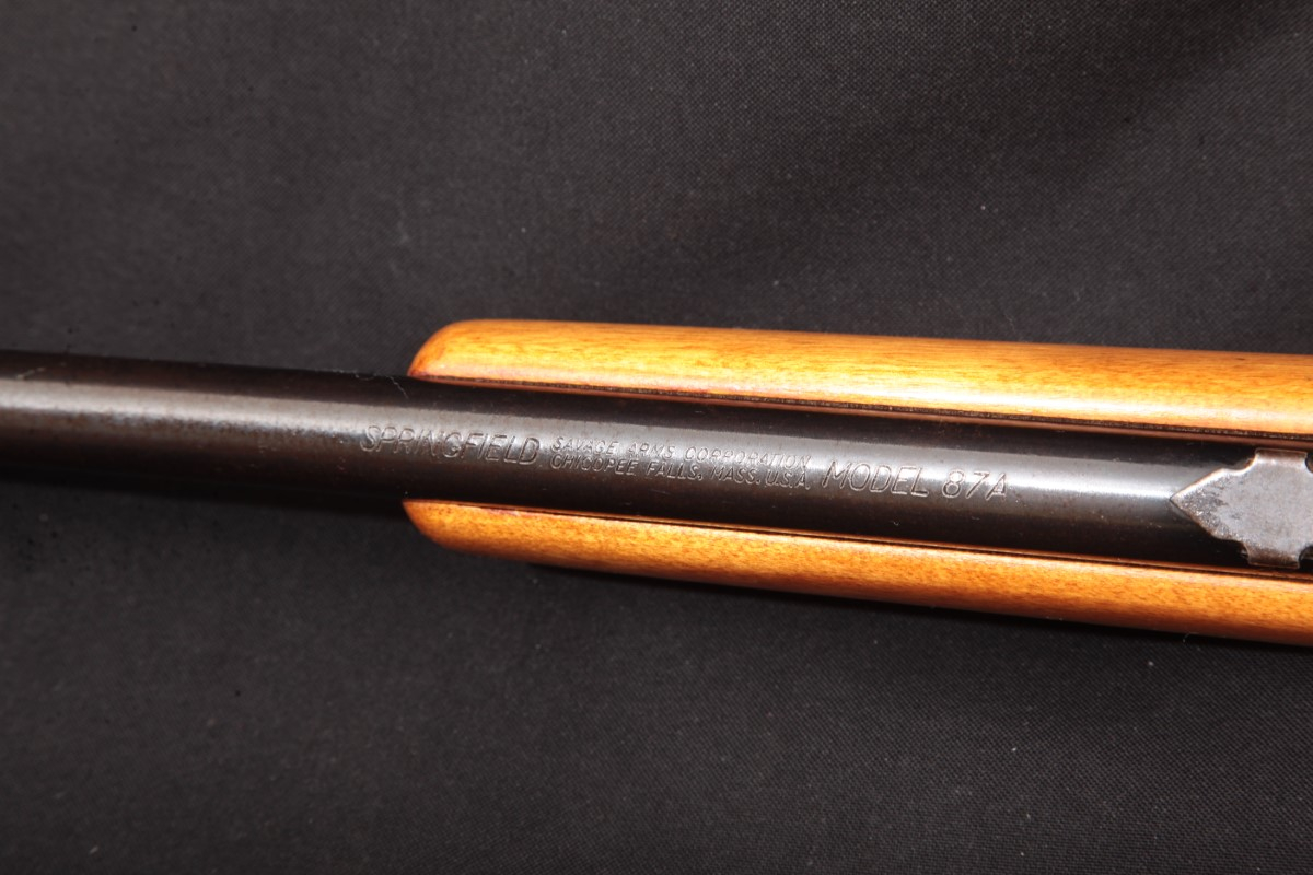 Savage Springfield 87a Gill Gun, Blue 24 Tubular Magazine Semi ...