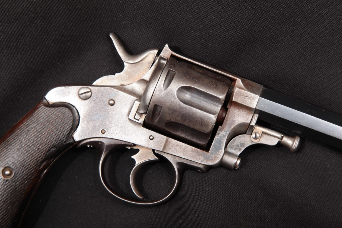 Unknown German 1883 Reichsrevolver Officers Model Matching #S, Blued 4 ...