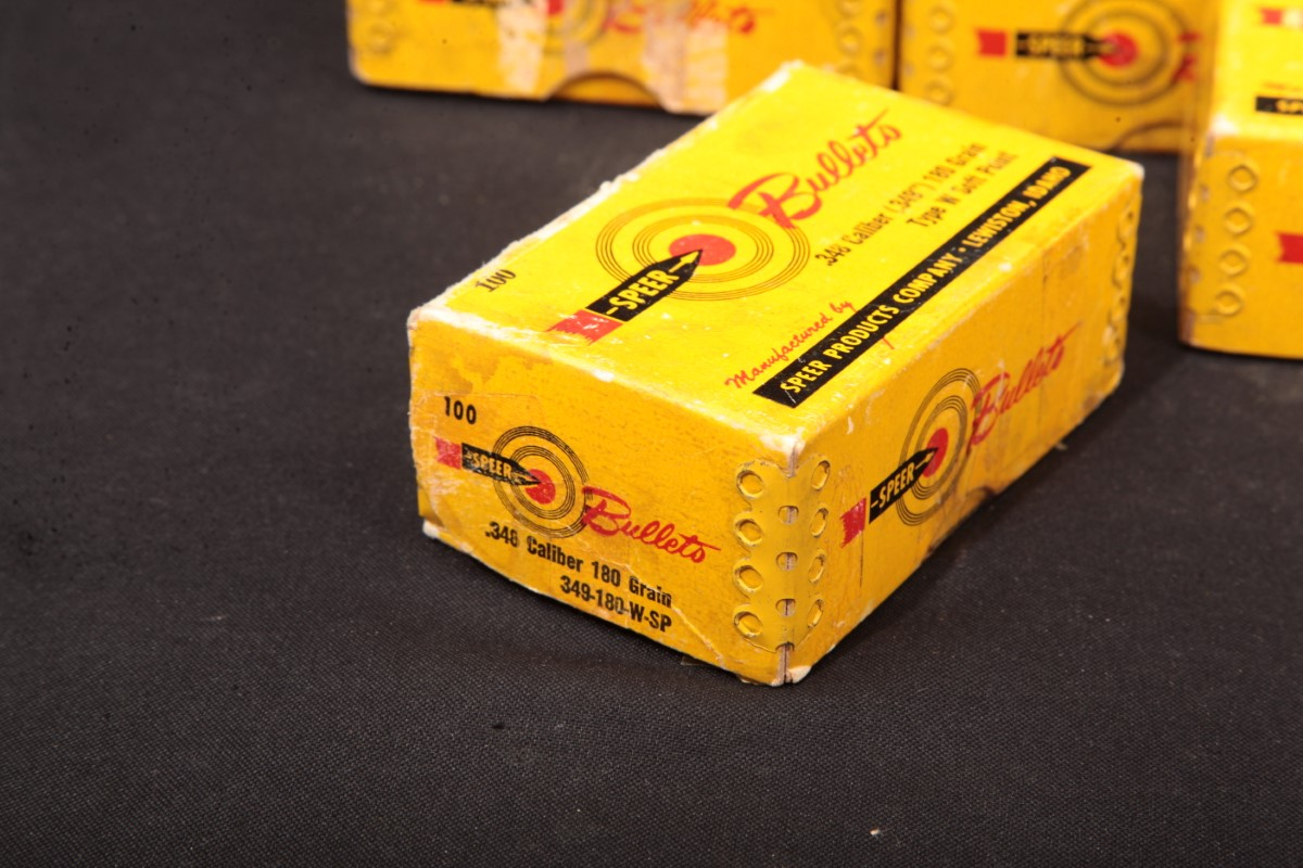 465x .348 Caliber Speer 180 Grain Fmj Sp Bullets .348 Cal. Jsp Bullets ...