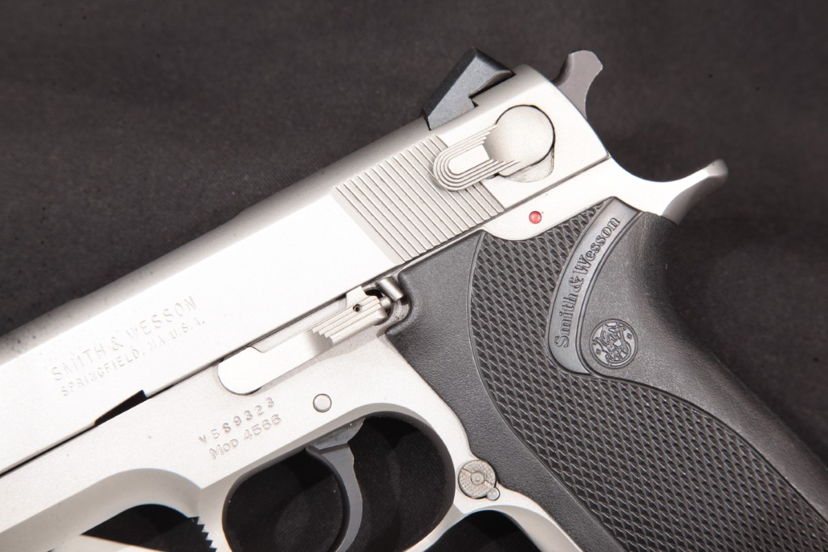 Smith & Wesson S&W Model 4566, Stainless 4 1/4" Sa/Da Semi-Automatic ...