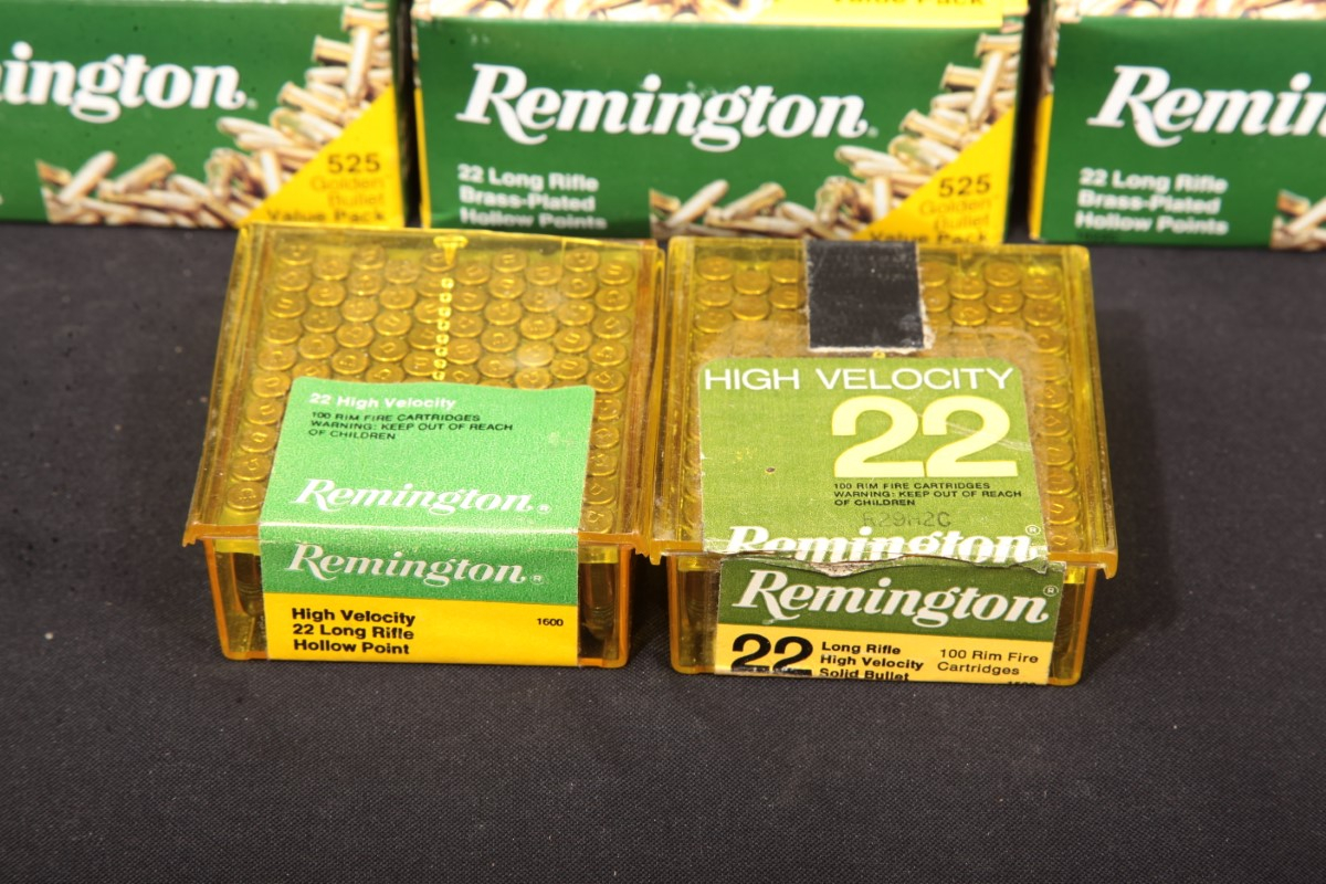 2475x .22 Long Rifle Ammunition Remington High Velocity Ammo Mixed ...