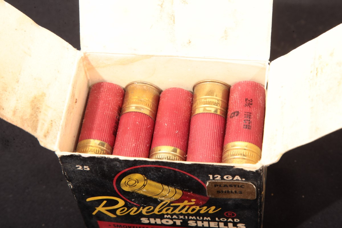 190x 12 Gauge Vintage Ammunition Mixed Western, Fed, Rem, Revelation ...