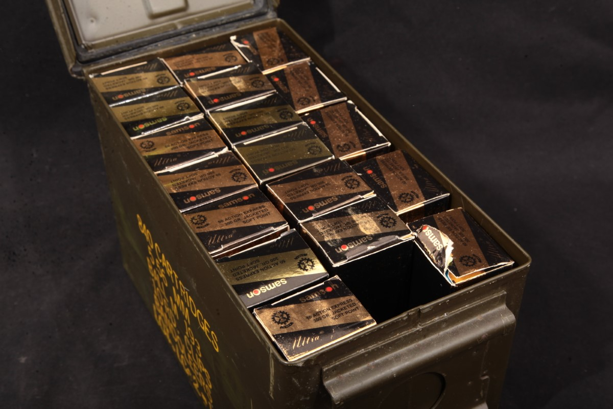 360x .50 Action Express Ammunition Samson Ultra 300 Grain Jacketed Sp ...