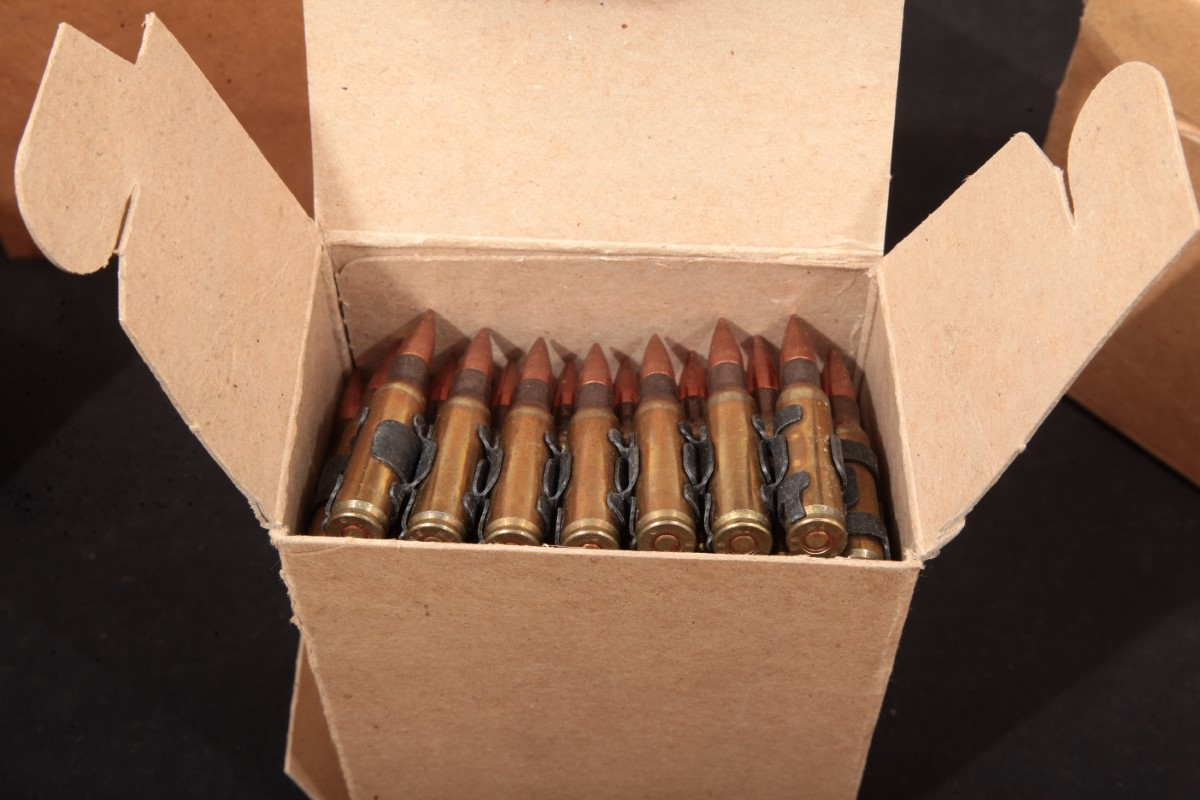 600x .308 Us Military Belted Ammunition Lc & Tw 1966 & 1968 Steel Core ...