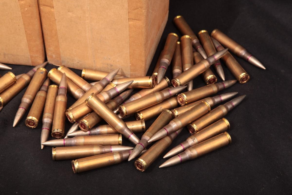 290x 7.5mm Mas Ammunition Valence France 139 Gr. Steel Plated Or Core ...