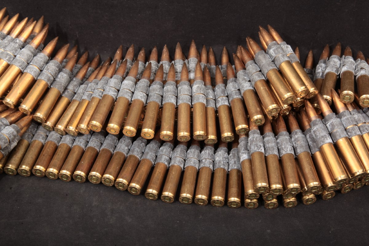 175x .30-06 Springfield Linked Greek Ammunition Steel Plated And/Or ...