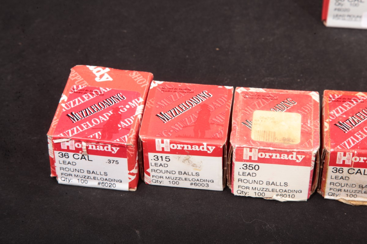 790x Hornady & Speer Mixed .315, .350, .375 Diameter Lead Round Balls ...
