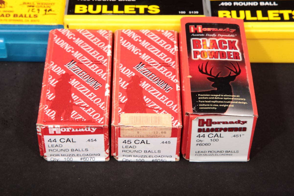 550x Lead Round Balls Speer, Hornady, Buffalo Bullet, Pioneer Pistol ...