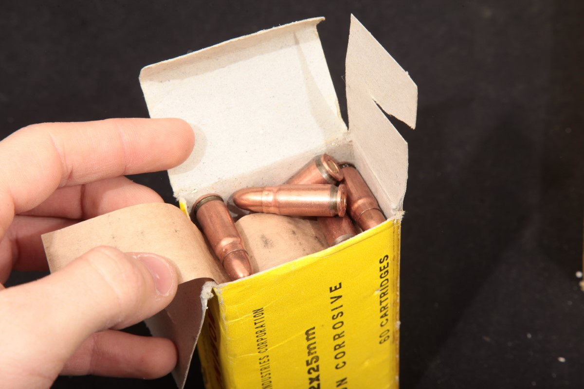 1700x 7.62x25mm Tokarev Ammunition Norinco Copper Washed Steel Case ...