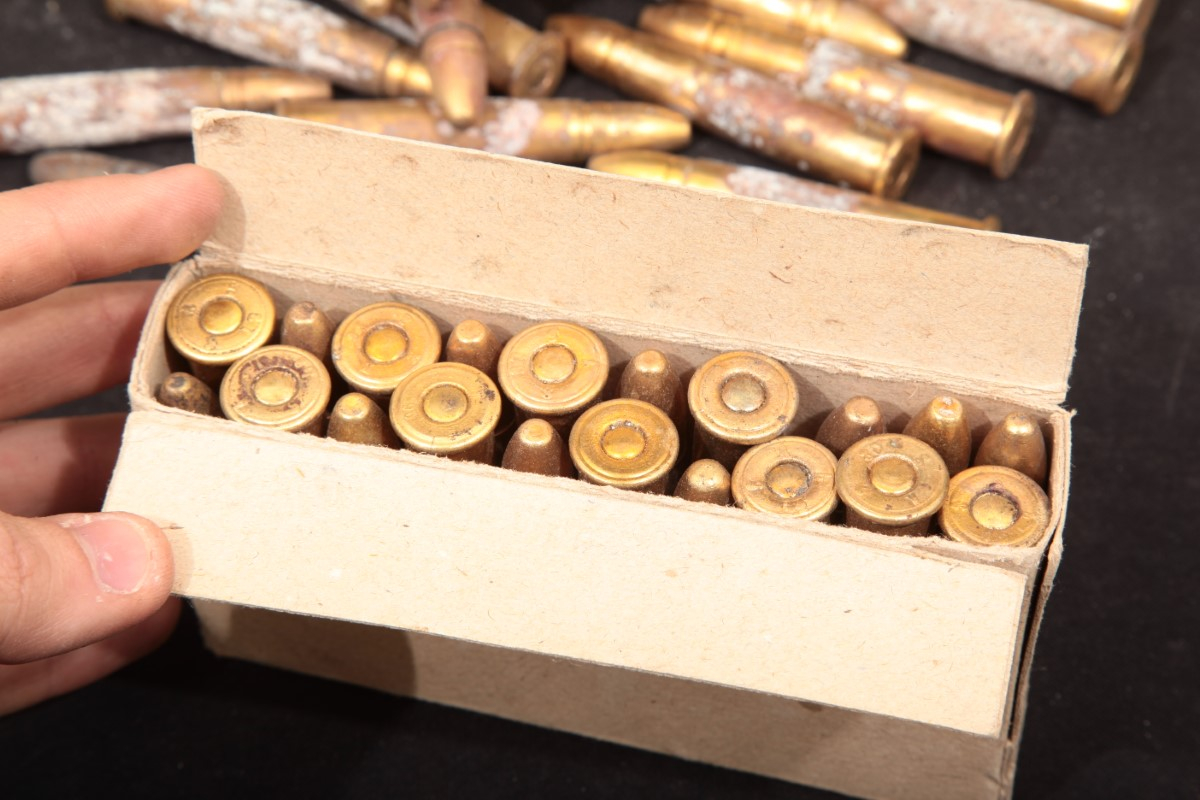 203x 11.6x57rmm Spanish Reformado Vintage Ammunition "Poison Brass ...