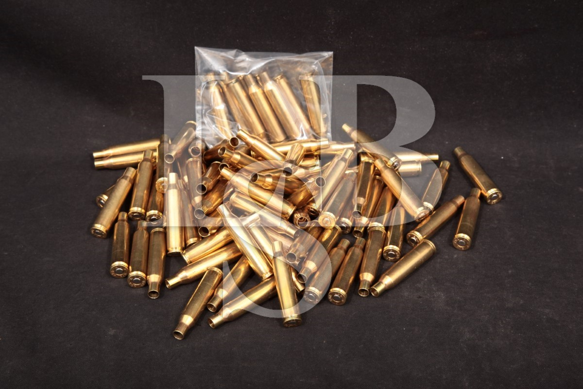 82x .257 Roberts New Remington Primed Brass Cases & Win. +P Fired Brass ...