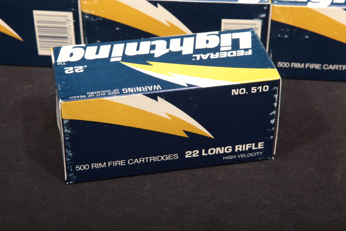 5000x .22 Long Rifle Federal Lightning Ammunition Hi-Velocity .22 Lr ...