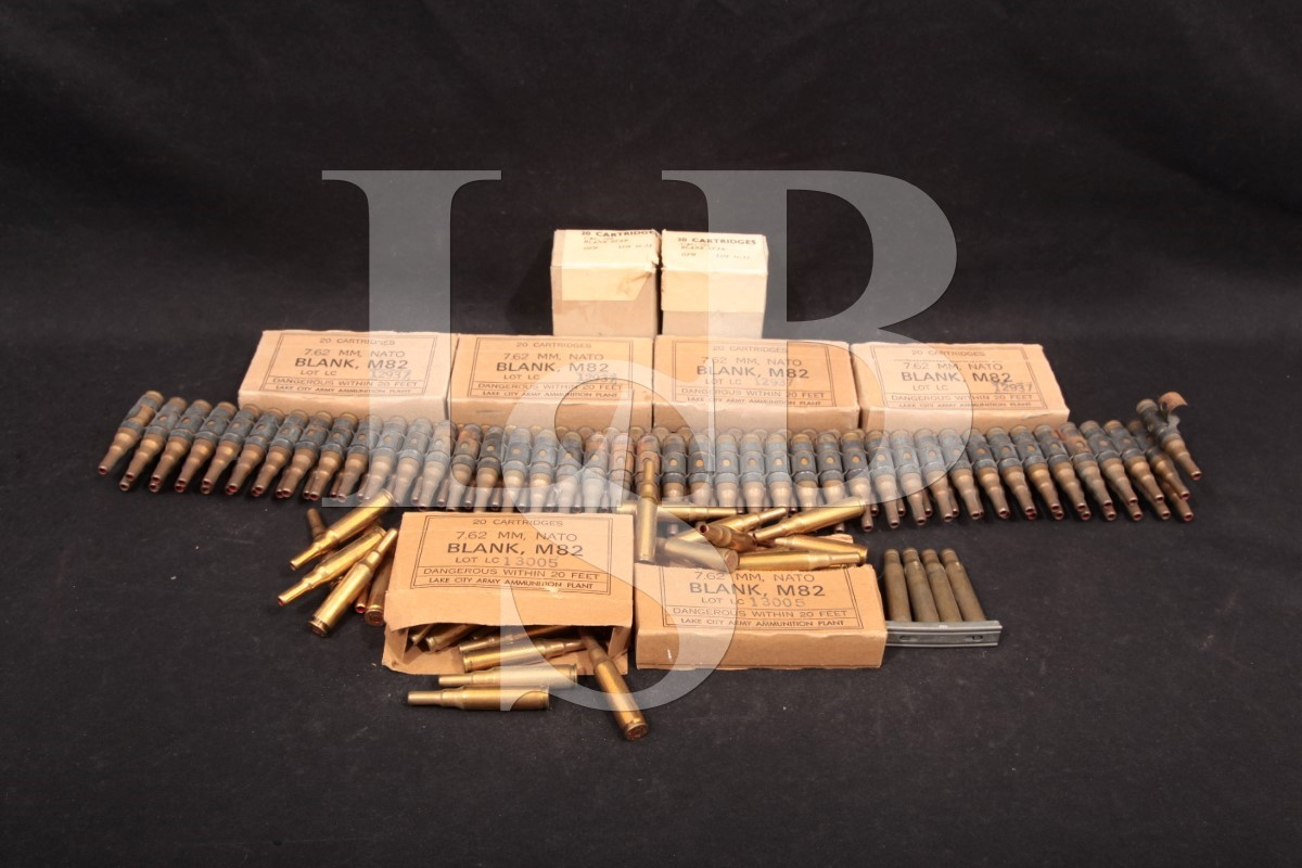 FN 125x .308/7.62mm NATO Blank Ammunition Lake City & O Blank .308 Win ...