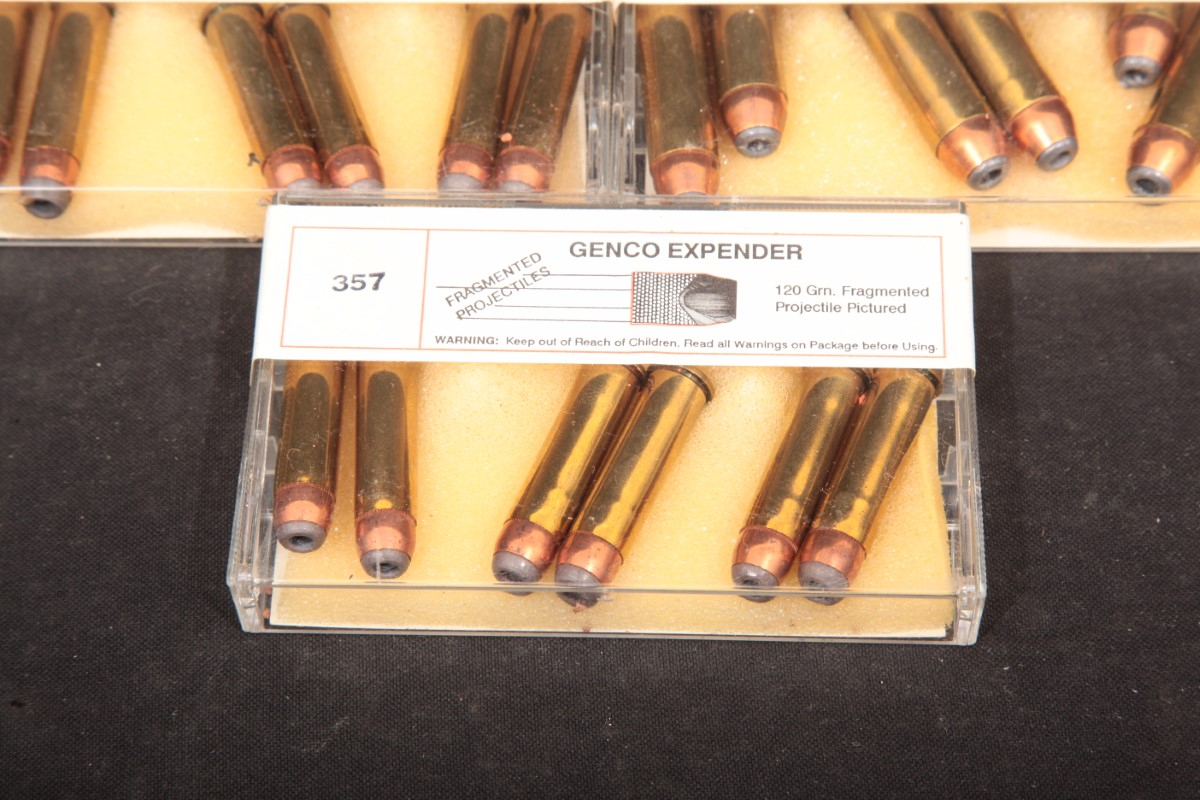 18x .357 & .44 Mag. Genco Expender Self Defense Ammunition 120 Gr ...