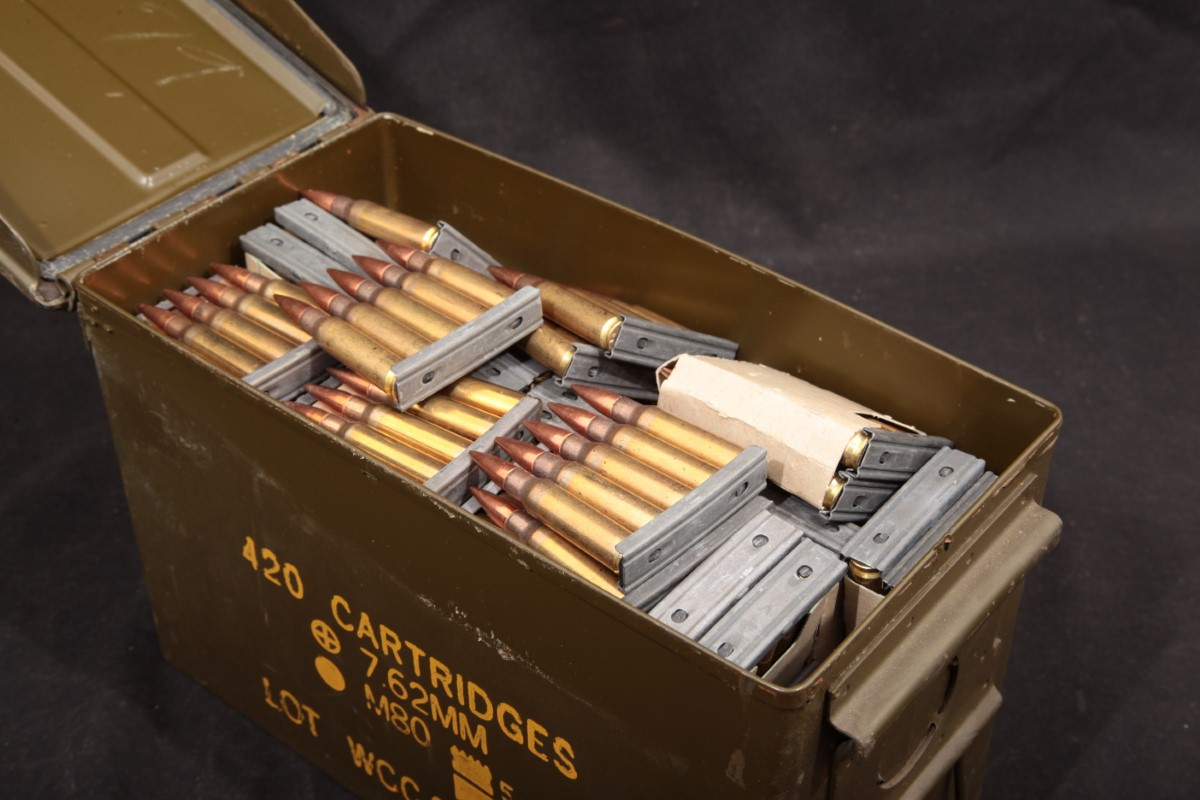 500x .308 Win. Military Surplus Ammunition Remington On 5x Round Clips ...