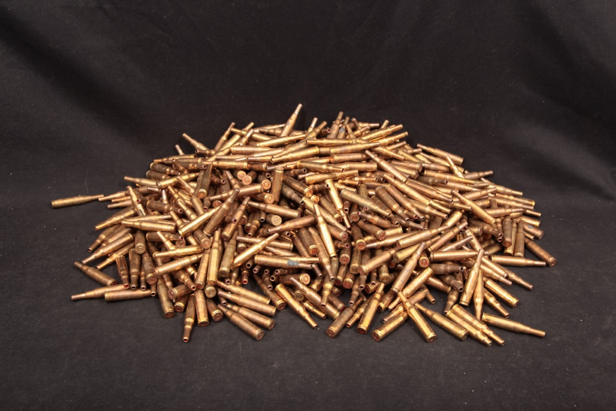 650x .308 Win. Blank Ammunition Lake City Brass Cases 7.62x51mm Nato ...