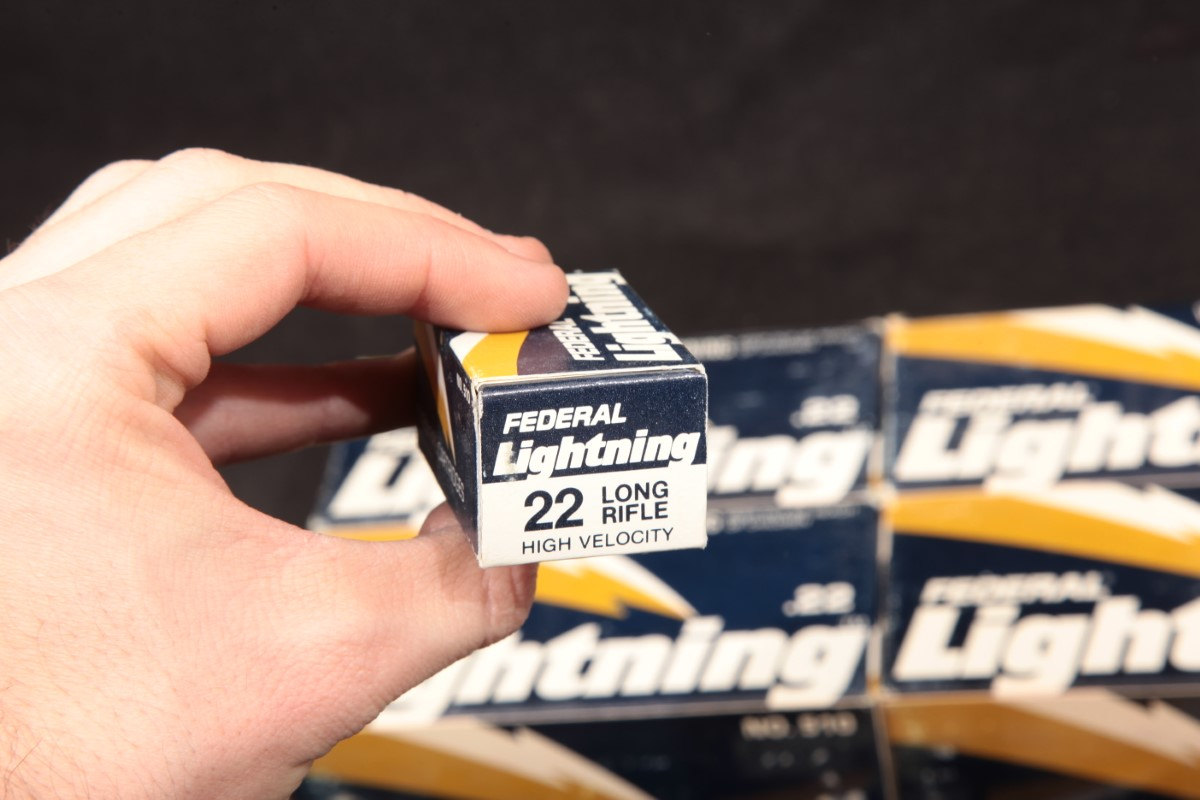 3150x .22 Long Rifle Ammunition Federal Lightning High Velocity Lead Rn ...