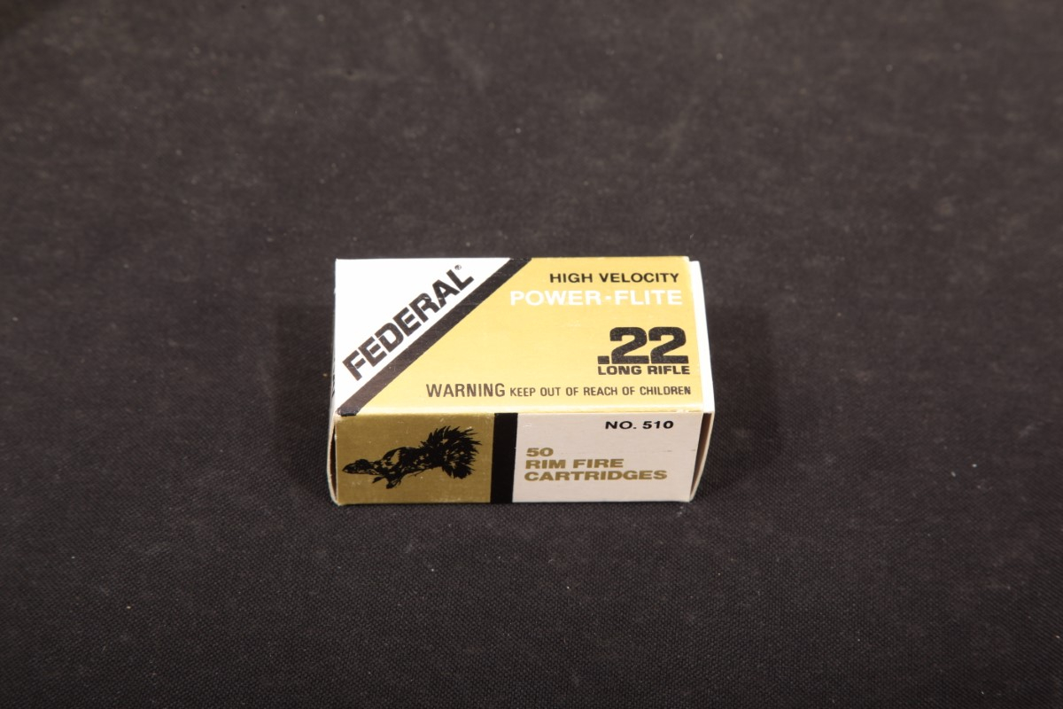 5800x .22 Long Rifle Ammunition Federal Power-Flite Lead Rn Bullets .22 ...