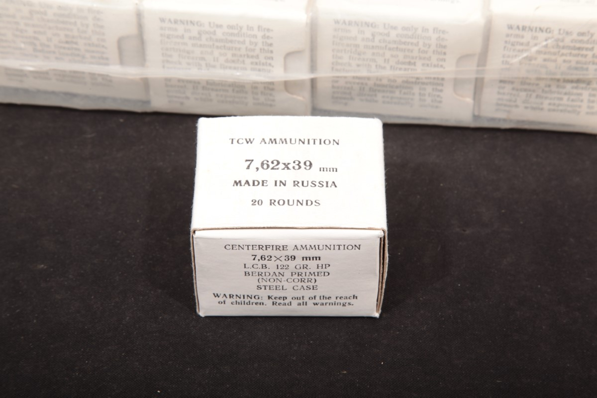 500x 7.62x39mm Russian Ammunition Tula 122 Grain Hp Magnetic Bullets ...