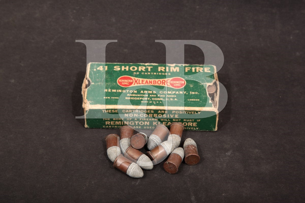 52x .41 Short Rim Fire Vintage Ammunition Rem-Umc & Us Cartridge .41 ...