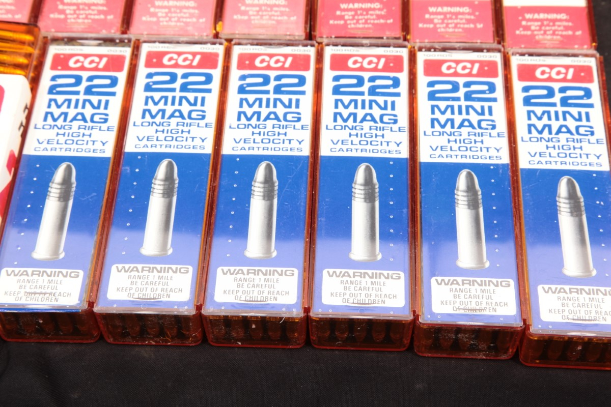 2900x .22 Long Rifle Mini Mag Ammunition Cci Jrn & Jhp Bullets .22 Lr ...