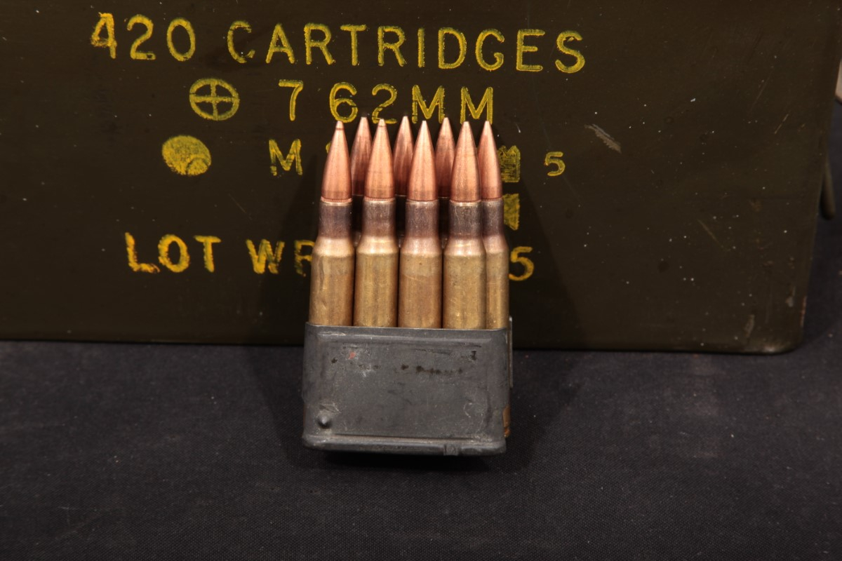 424x .30 Ball M2 Us Military Surplus Ammunition Rem. `52 On 8x Round ...