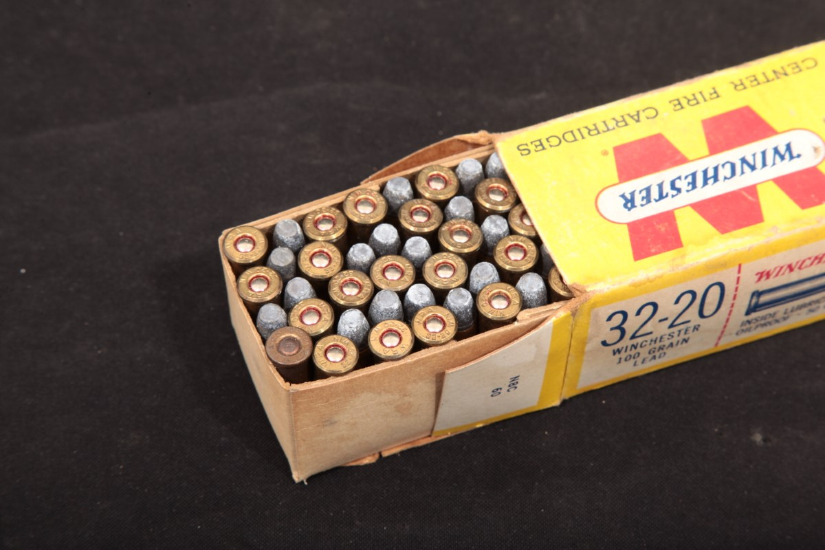 Winchester 75x 32 20 Win Ammunition 100 Grain Lead RNFP Bullets 32 Winchester 75x 32 20 Win Ammunition 100 Grain Lead RNFP Bullets 32
